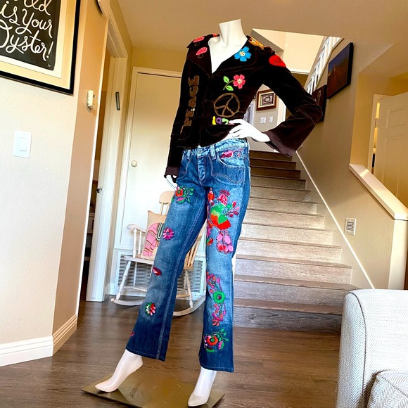 Antik Denim | Jeans | Y2k Antik Demim Embroidered Denim Jeans | Poshmark